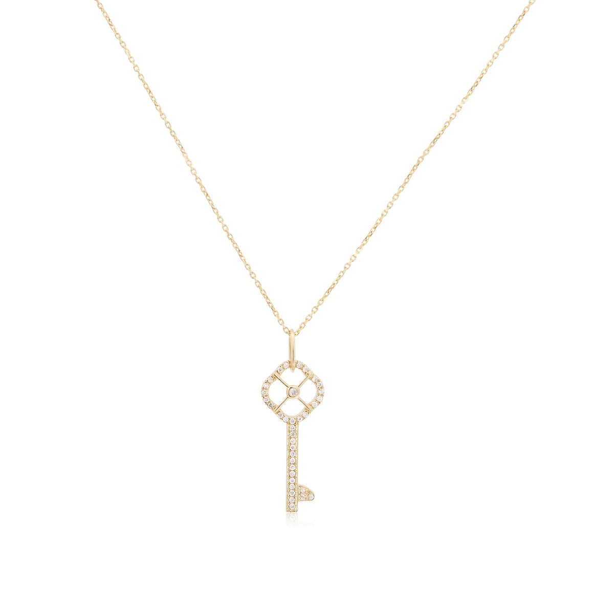 Diamond Key Necklace – The Lovery