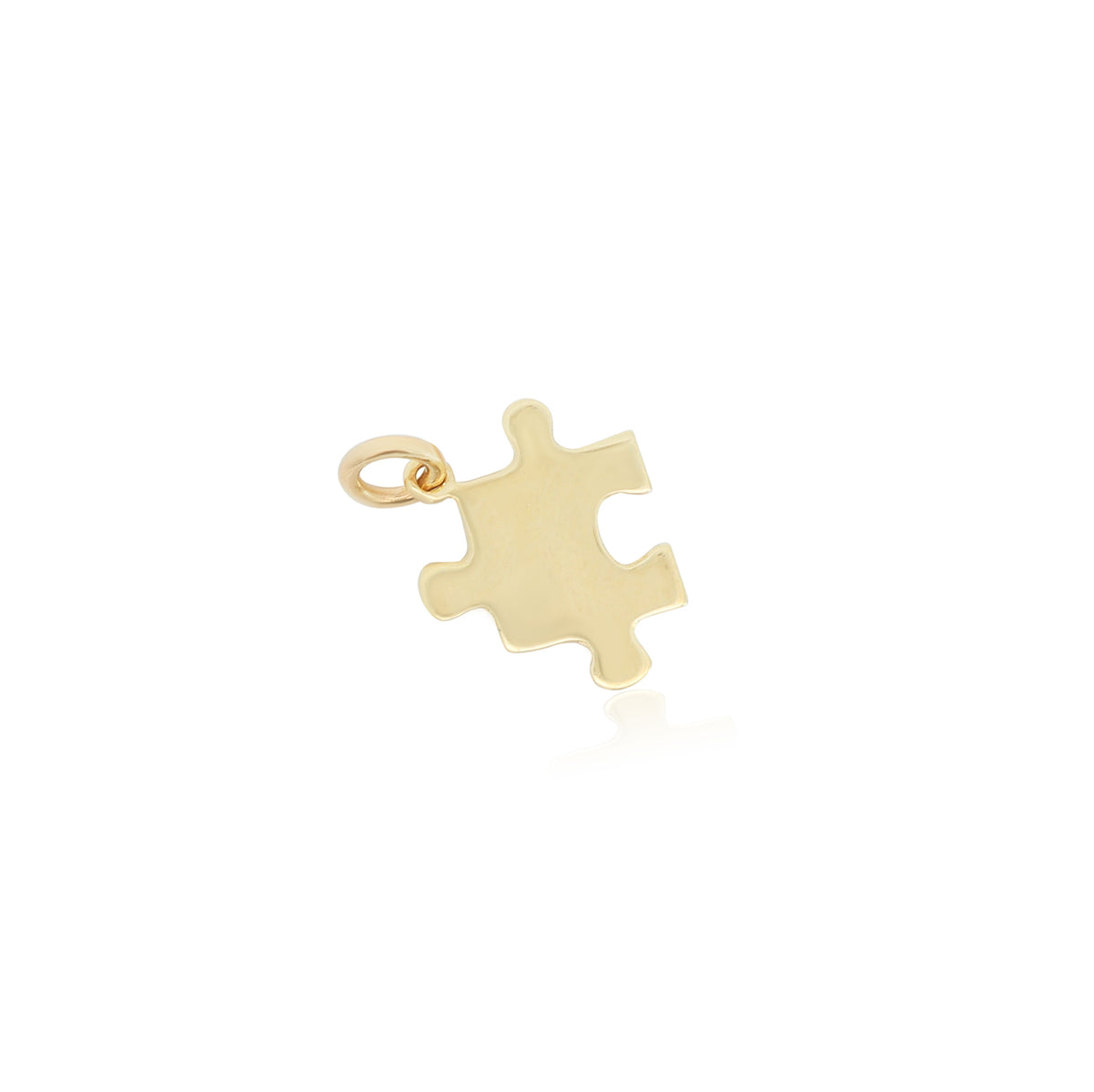 Mini Gold Puzzle Piece Charm – The Lovery