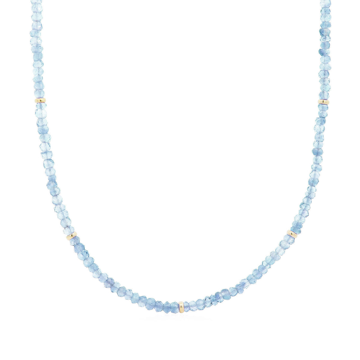 Blue Topaz Bead Necklace – The Lovery