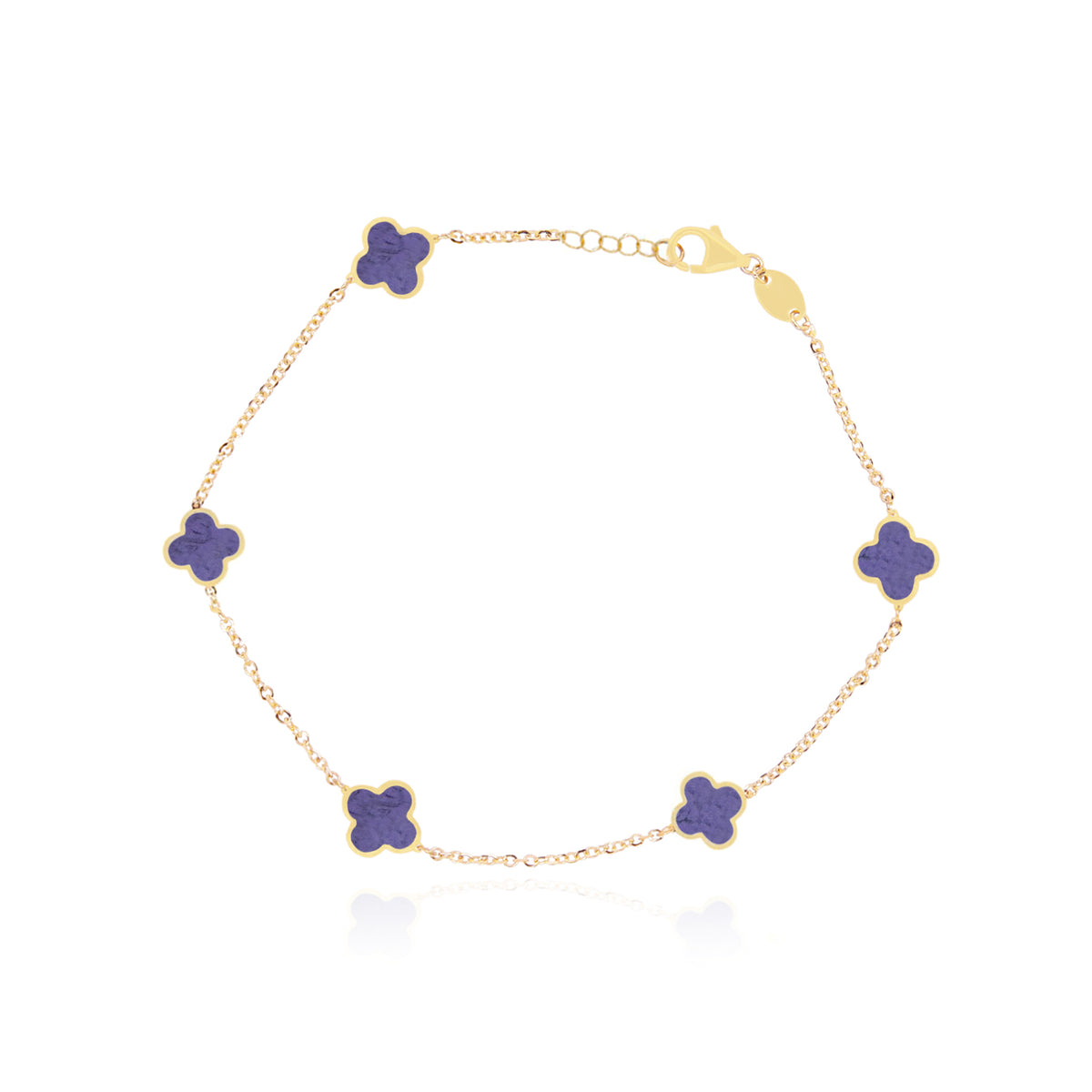 Mini Amethyst Clover Bracelet – The Lovery